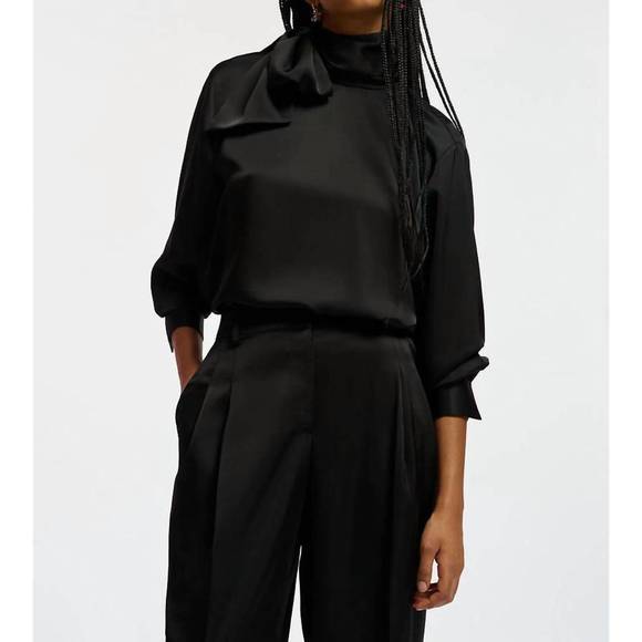 Essentiel Antwerp | Tops | New Essentiel Antwerp Esatin Bow Top In ...